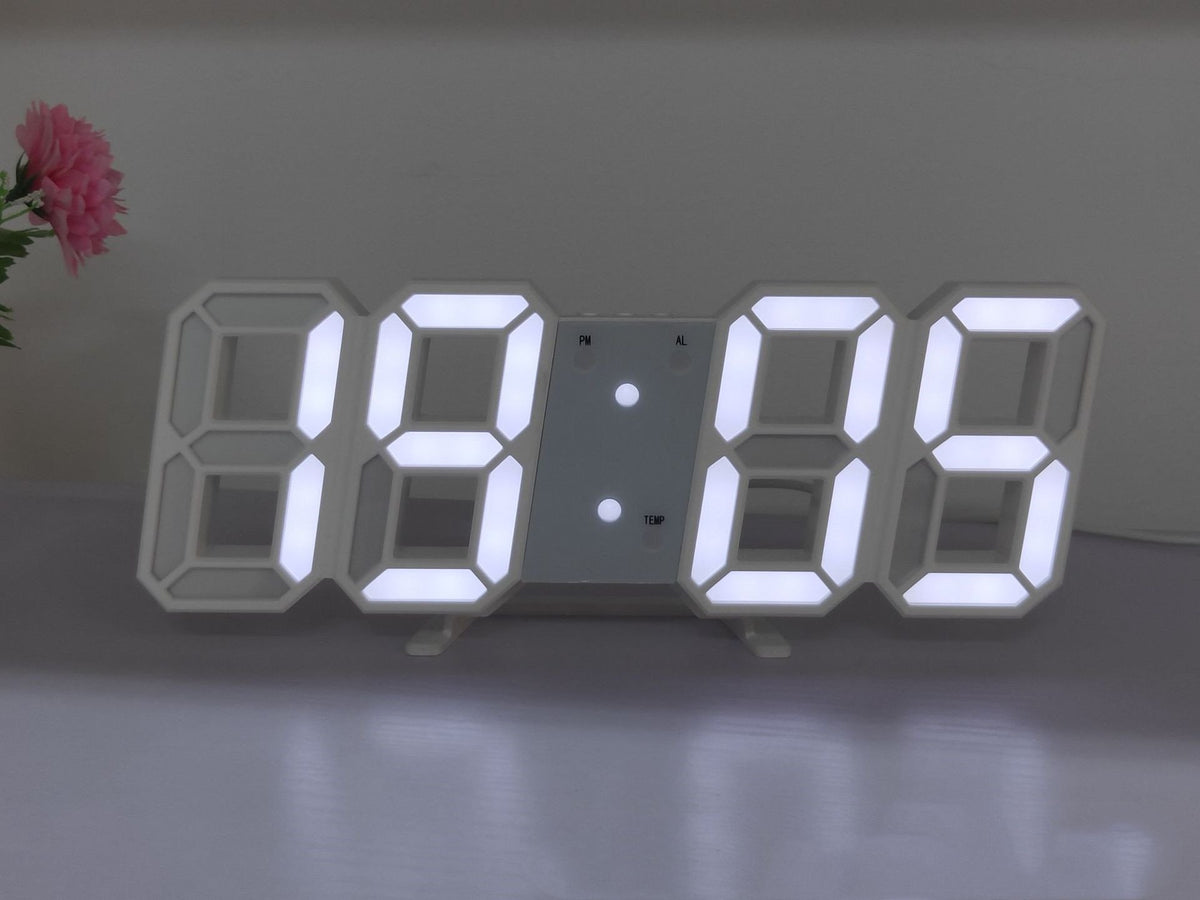 Modern Digital 3D LED Clock – Trendyhousehold.co
