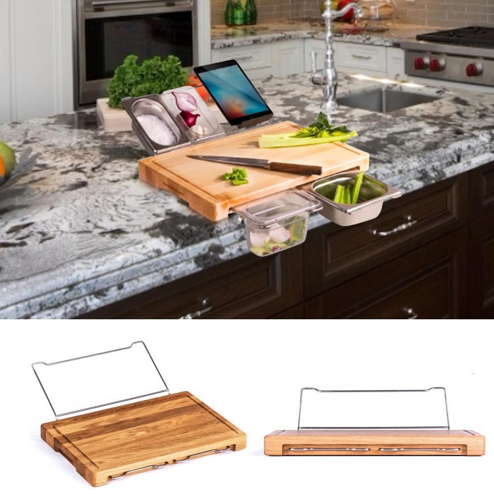 Multifunction Cutting Board with Shelf – Trendyhousehold.co