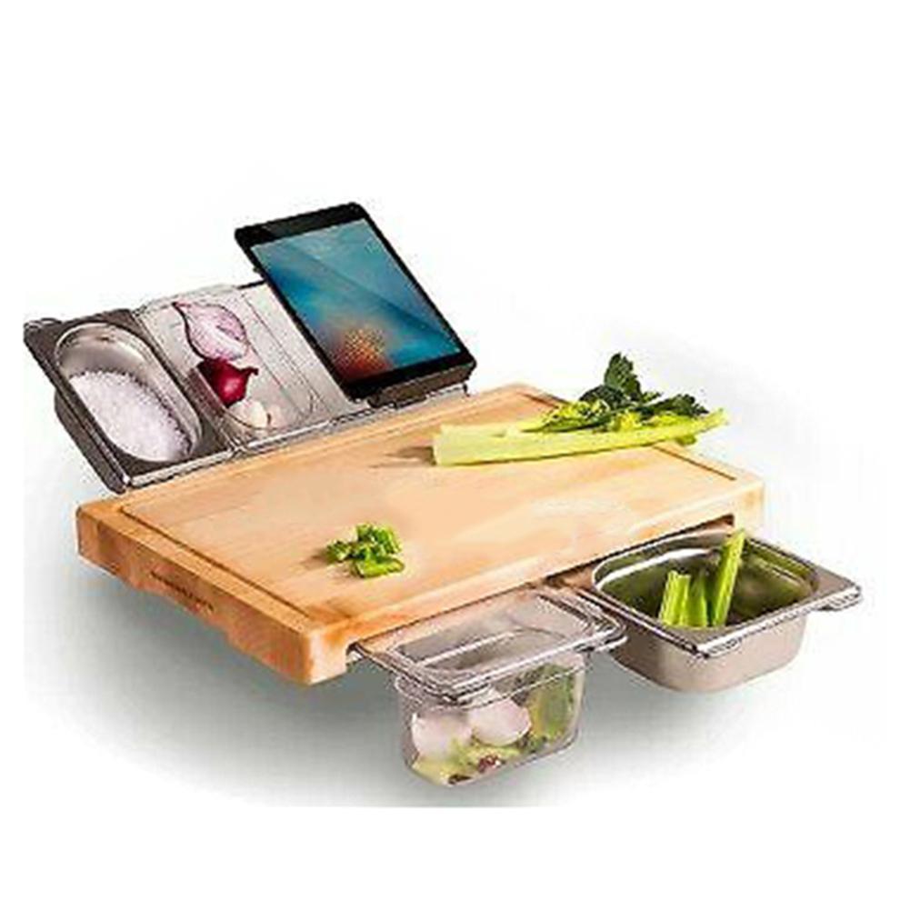 Multifunction Cutting Board with Shelf – Trendyhousehold.co