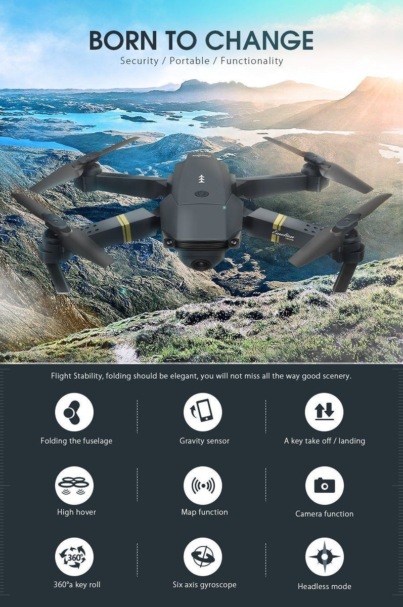 Best Drone X Pro With HD Camera WiFi FPV GPS RC Quadcopter ...